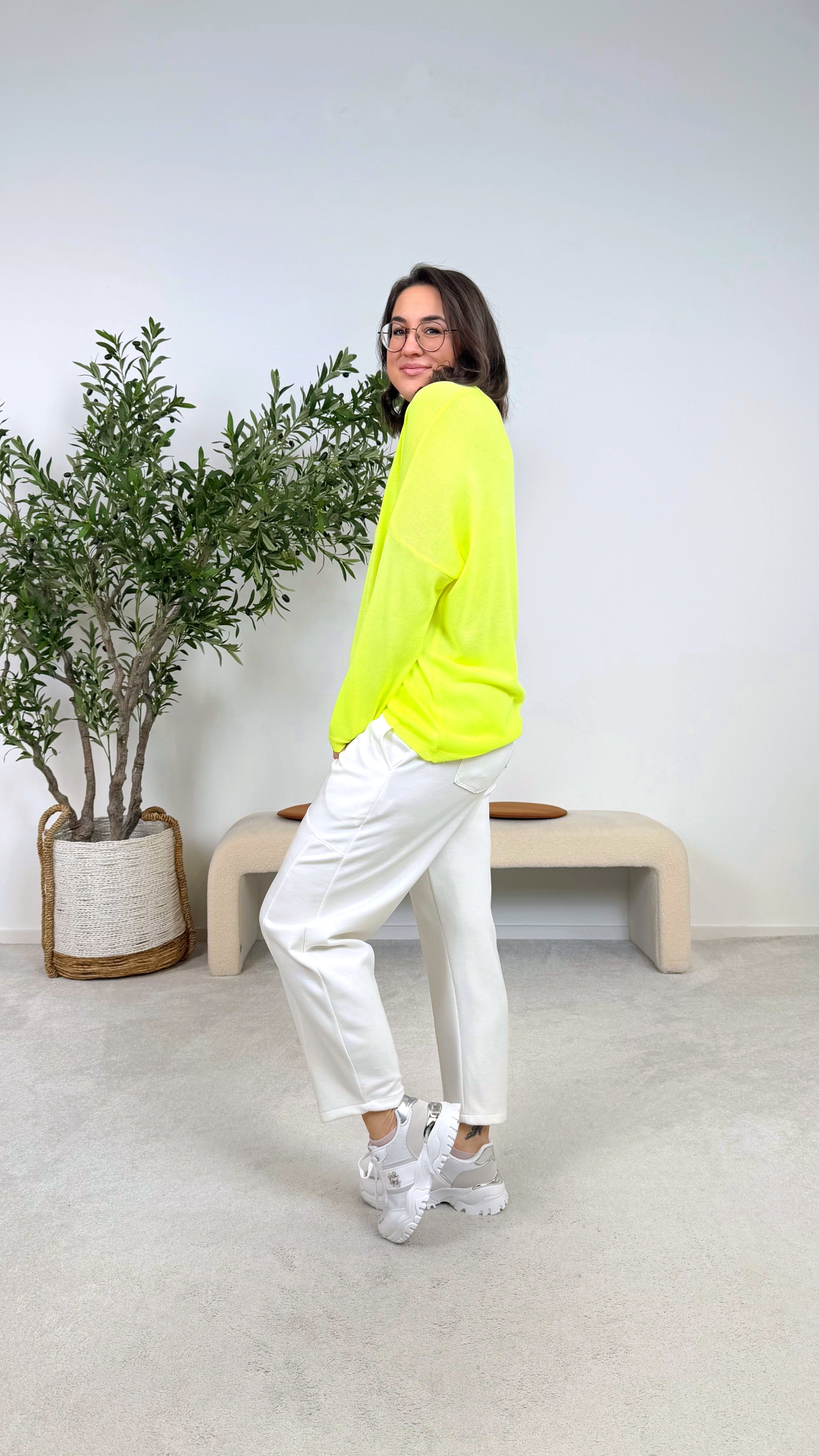 Sweathose Cozy Move *Weiß*