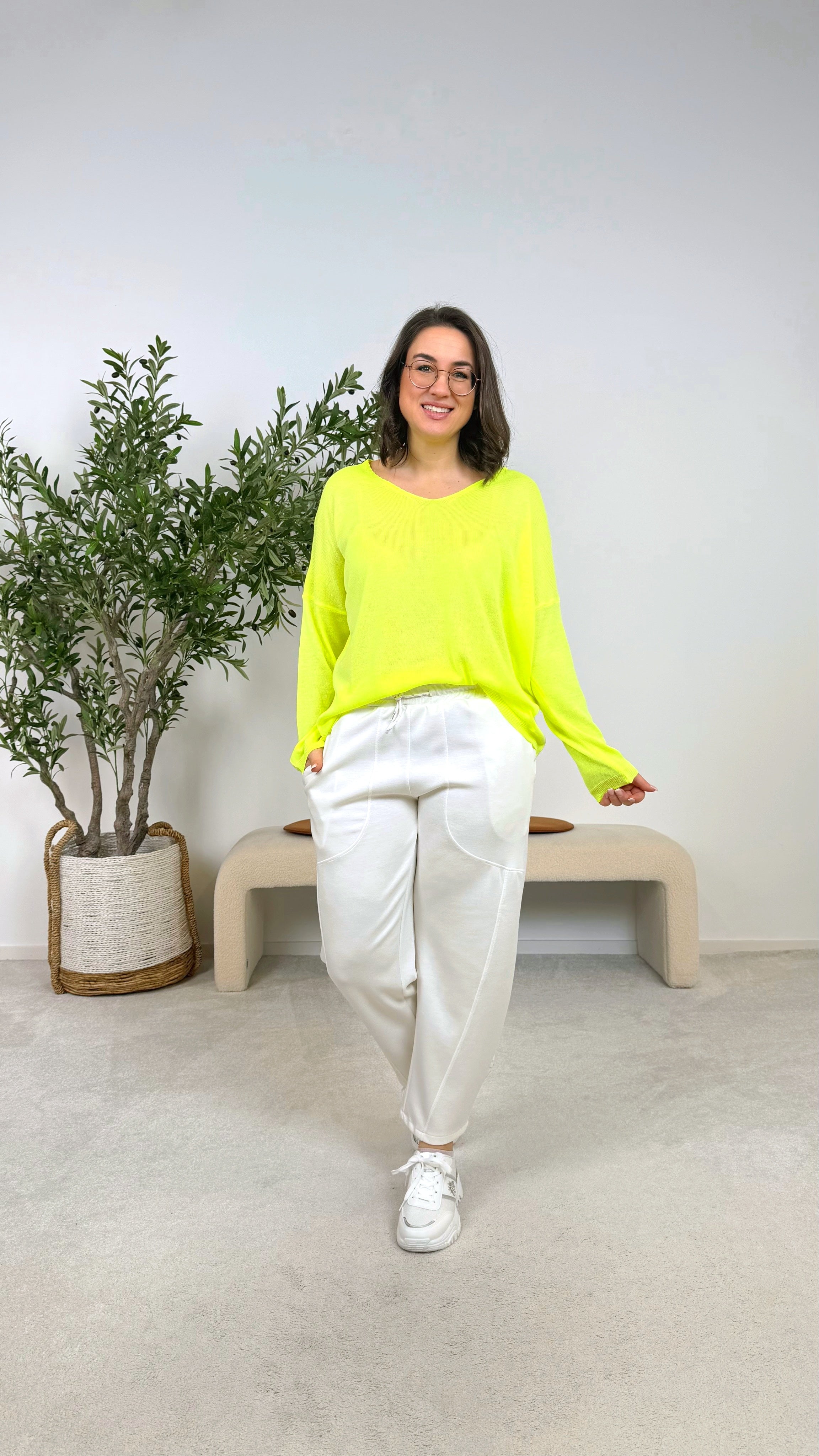 Sweathose Cozy Move *Weiß*